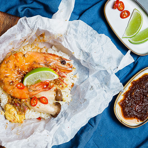 Wild king prawns with XO butter and lime | Marine Stewardship Council