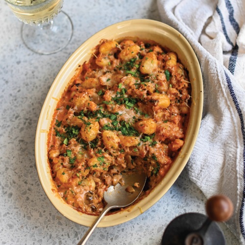 Gnocchi and hake bake with sundried tomato | Marine Stewardship Council