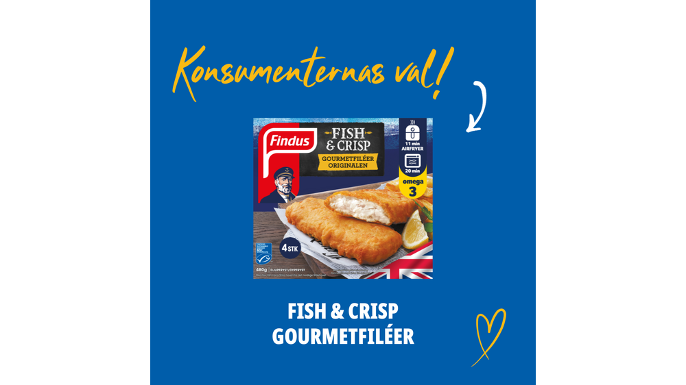 Sveriges Favorit MSC-produkt 2025 är korad – Findus Fish & Crisp tar ...