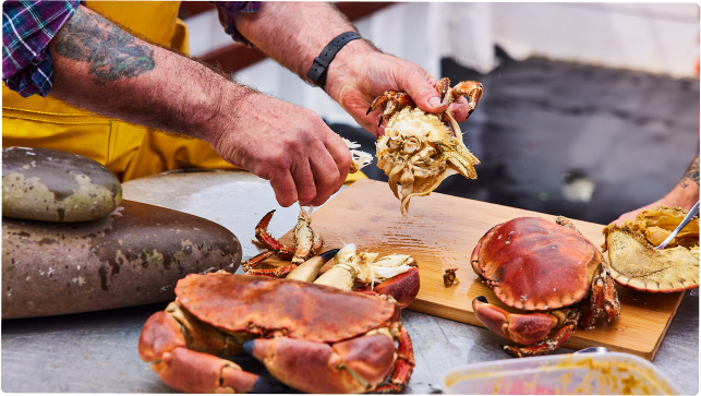 Preparing brown crab | Marine Stewardship Council